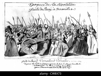 Women´s March on Versailles, French Revolution (18th century), France ...