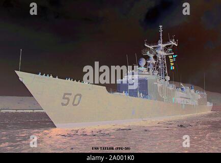 FFG 50, Taylor, USN Stock Photo - Alamy