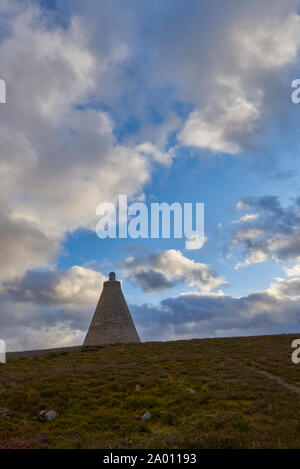 Maule Monument on the Hill of Rowan, Glen Esk, Angus, Scotland Stock ...