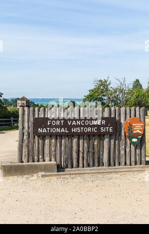 USA, Washington State, Fort Vancouver National Historic Site. The ...