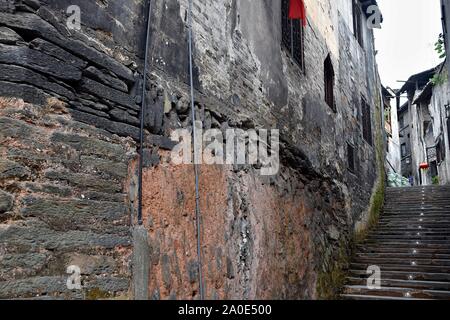 The Hongjiang Ancient Town, a scenic spot in Hunan province in China ...