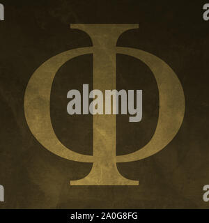 Phi greek letter, Phi symbol vector illustration Stock Vector Image ...