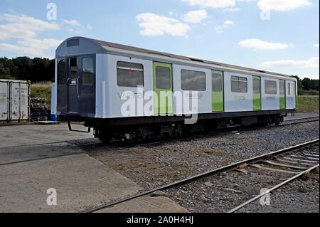 Vivarail class 230 battery powered train converted from old London ...