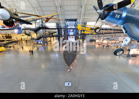 Nose and engines of a Lockheed SR-71A Blackbird American long-range ...