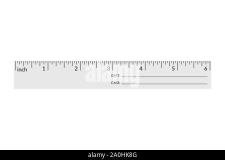 Forensic ruler for measuring crime evidence and gathering a clues Stock ...