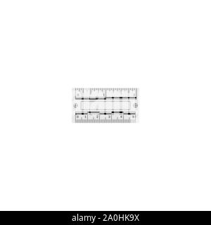 Forensic ruler for measuring crime evidence and gathering a clues Stock ...