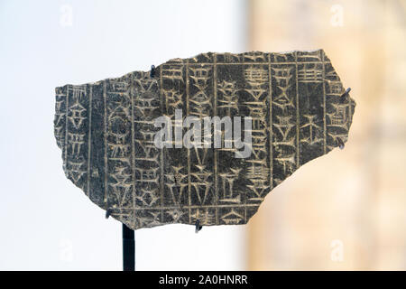 Fragments of stela(e) inscribed with cuneiform script: extracts from ...