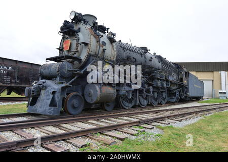 Rusting American steam locomotives in Pennsylvania, USA Stock Photo - Alamy