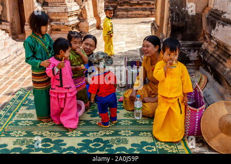 Kakku, Taunggyi, Shan State, Myanmar (Birmania). The 2478 stupas site ...