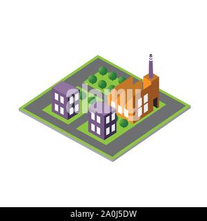Isometric 3D module block Stock Vector Image & Art - Alamy