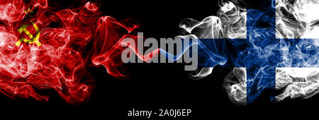 flags of Finland and Soviet Union Stock Photo - Alamy