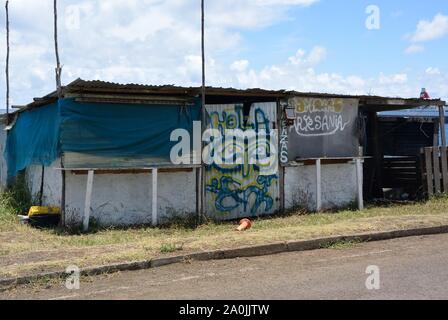Easter Island separatist protest Stock Photo - Alamy