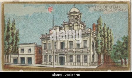 Federal Courthouse Salt Lake City. Entrance detail of the U.S ...