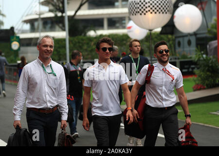 20th September 2019; The Marina Bay Circuit, Marina Bay, Singapore ...