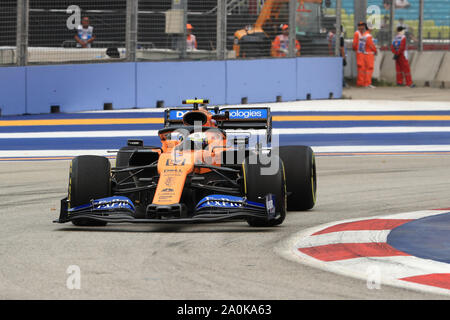 20th September 2019; The Marina Bay Circuit, Marina Bay, Singapore ...