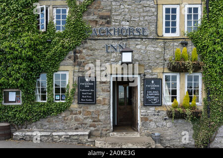 The Packhorse Inn, a traditional country pub, in the village of Little ...