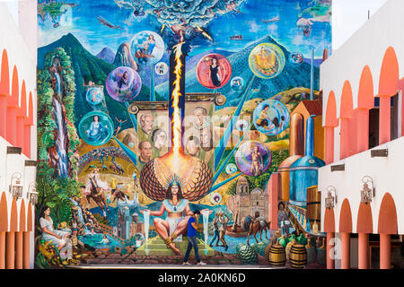 The Tequila Goddess Wall mural Municipio de Tequila (Town Hall ...