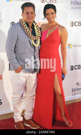 September 19, 2019 - Katrina Law with her husband Keith Andreen and ...