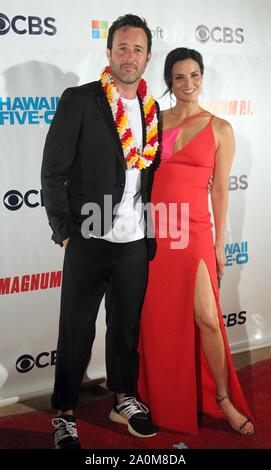 September 19, 2019 - Katrina Law with her husband Keith Andreen and ...