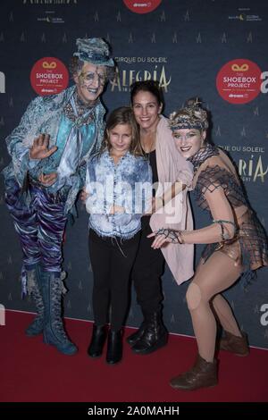 (L-R) Francesca Christine Giner and Amy Jo Johnson arrives at "Saban's ...