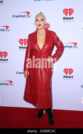 Christina Aguilera at the 2019 iHeartRadio Music Festival held at the T ...