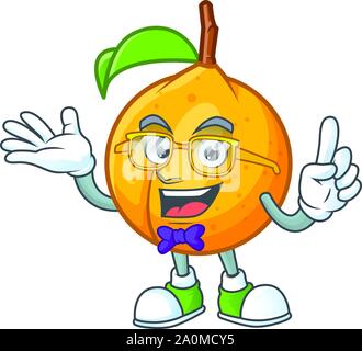 Geek nutmeg character cartoon style Stock Vector Image & Art - Alamy