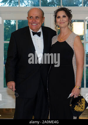 Former Mayor Rudolph Giuliani (Republican of New York, New York) and Dr ...