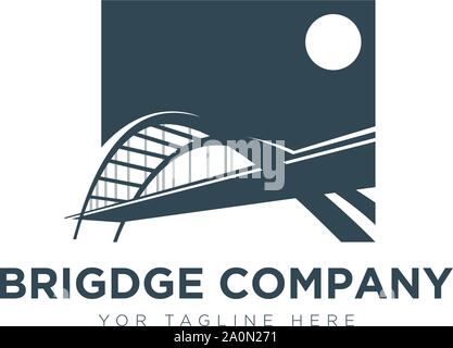 Bridge Company Logo designs for contractor building logo Stock Vector ...