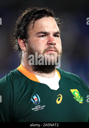 South Africa's Frans Malherbe during the 2019 Rugby World Cup Semi ...