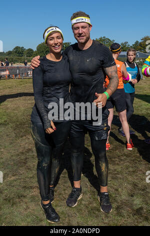 Horsham, UK. 21st Sep, 2019. Competitors take part in the Tough Mudder ...