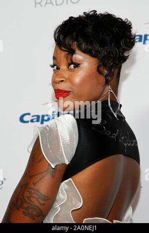 Noelle Scaggs at the 2019 iHeartRadio Music Festival held at the T ...