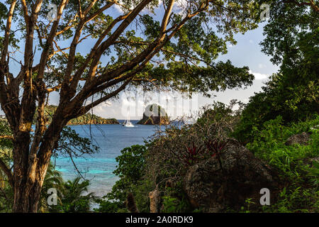Saint Vincent and the Grenadines, Indian Bay Stock Photo - Alamy