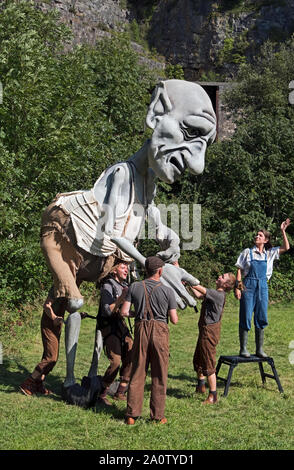 Gnomus, caretaker of the Earth at the Old Town Quarry in Weston-super ...