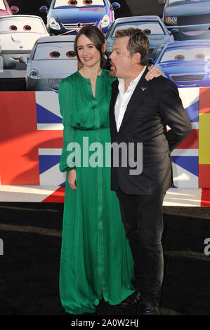 EMILY MORTIMER EDDIE IZZARD CARS 2. PREMIERE HOLLYWOOD LOS ANGELES ...