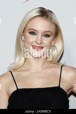 ZARA LARSSON Swedish singer at the 2019 iHeartRadio Music Awards which ...