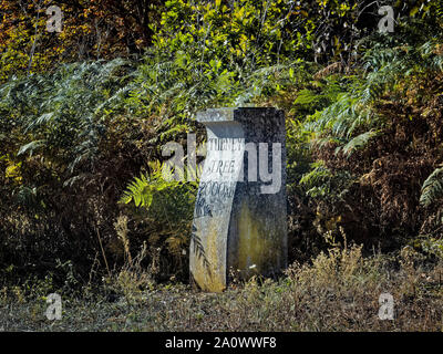 Site of The Tubney Tree Stock Photo - Alamy