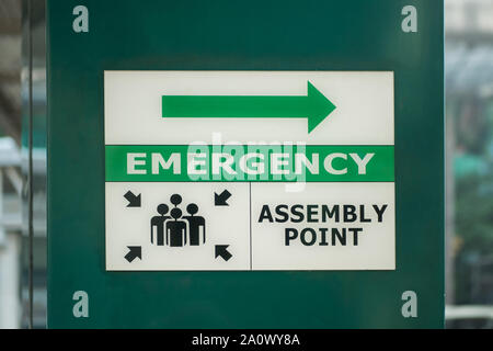 emergency access point on building site Stock Photo - Alamy