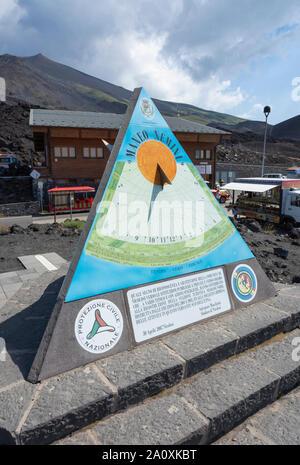 landscape with old craters of Etna volcano Stock Photo - Alamy