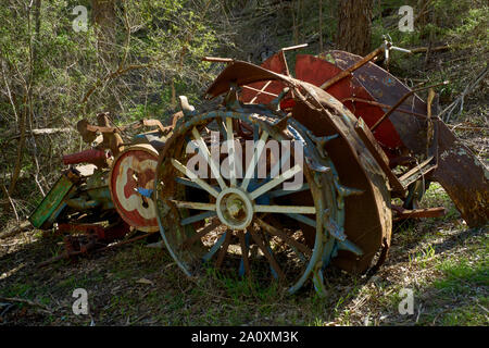 Old farm machinery in Australia, Victoria, Melbourne Stock Photo - Alamy