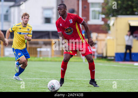 Barry Town United v Cefn Druids JD Cymru Premier match at Jenner Park ...
