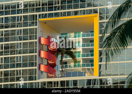USA, Florida, Miami. The Atlantis Condominium, designed by ...