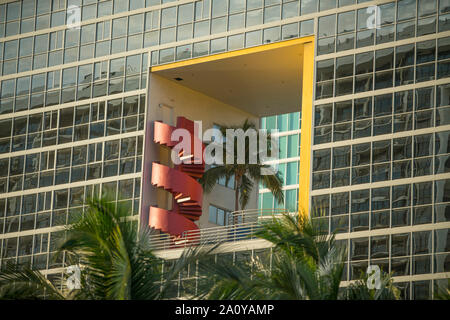 Miami, Florida (USA). Atlantis Apartment House, 2025 Brickell Avenue ...