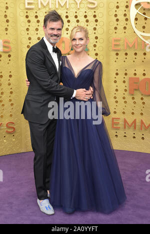 LOS ANGELES - SEP 22: Graham J. Larson, Rhea Seehorn at the Primetime ...
