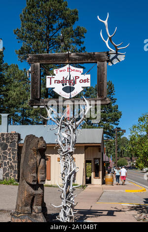 USA, New Mexico, Ruidoso: View of Downtown along Rt.48 Stock Photo - Alamy