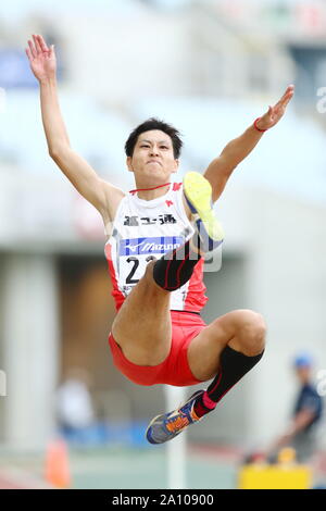 Osaka Men's Long Jump at Yanmar Stadium Nagai, Osaka, Japan. 20th May ...