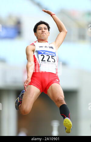 Osaka Men's Long Jump at Yanmar Stadium Nagai, Osaka, Japan. 20th May ...