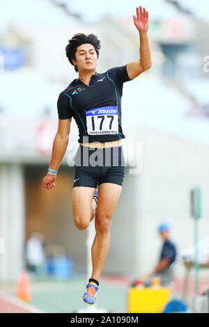 Osaka Men's Long Jump at Yanmar Stadium Nagai, Osaka, Japan. 20th May ...
