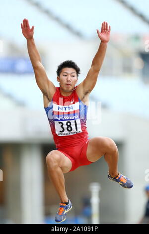 Osaka Men's Long Jump at Yanmar Stadium Nagai, Osaka, Japan. 20th May ...