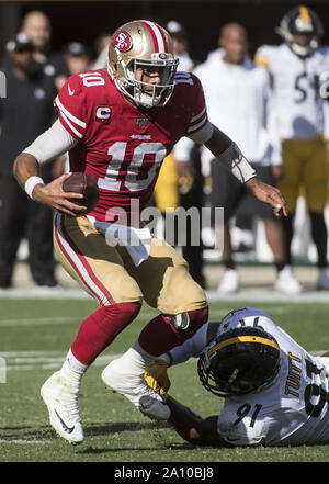 Pittsburgh Steelers defensive end Stephon Tuitt (91) rushes against the ...