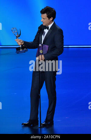 Jason Bateman accepts the Outstanding Directing for a Drama Series ...